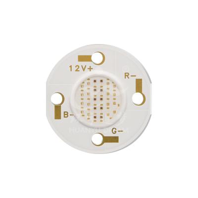 China 5W RGB COB LED Chip 12-14V 300mA Aluminum RoHS for sale