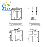 China 2835 Dual Color SMD LED Chip 0.5W for Plant Growth Lights for sale