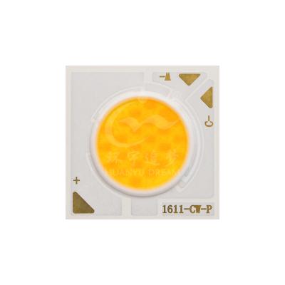 China 1616 Bi-Color COB LED Chip High CRI 90 RA95 12W+12W 300mA White color Natural white Daylight white Warm White Cold Whitev With Wide Viewing Angle for sale