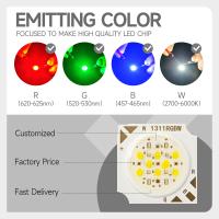 China Factory Direct 1311 SMD LED Beads AlGaInP Chip 12V 10W RGB RGBW RGBWW Full Color 2700-3000K Ra90 120LM/W No Lens Free Sample for sale
