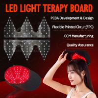 China Composite double-sided aluminum substrate design Constant Current Flexible PCBA Infrared Red Light for Therapy Hat Heated Massage helmets for sale