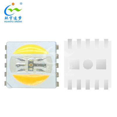 China 5050 5054 0.2W 1W 2.5W 60mA RGBCW RGBW SMD LED Chip Multi Color Light Emitting Diode get multicolor smd led rohs led chip technology for stage light for sale