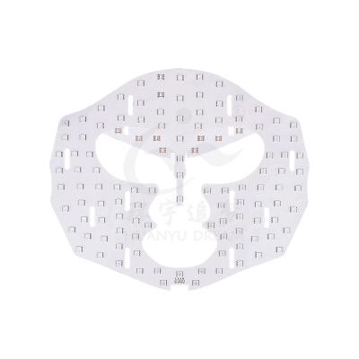 China RBYIR Four color in one PCBA mask Composite double-sided aluminum substrate design Constant Current Flexible PCBA Infrared Red Light 3 in 1 LED for  Facial Light Therapy Mask Treating Acne Improving for sale