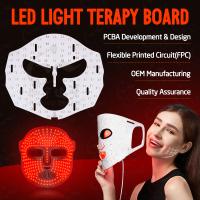 China RBYIR Four color in one PCBA mask Composite double-sided aluminum substrate design Constant Current Flexible PCBA Infrared Red Light 3 in 1 LED for  Facial Light Therapy Mask Treating Acne Improving for sale