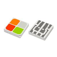 China Rhythmic light 480nm 1W Power RGBW 4 Colors SMD LED Chip 3838 RGBW LED 4-in-1 LED Dimmable Full Color Gamut Spectrum SMD for LED Strip Light for Office and study lights for sale