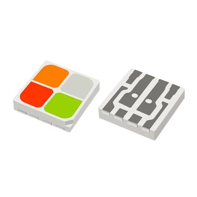 China Rhythmic light 480nm 1W Power RGBW 4 Colors SMD LED Chip 3838 RGBW LED 4-in-1 LED Dimmable Full Color Gamut Spectrum SMD for LED Strip Light for Office and study lights for sale
