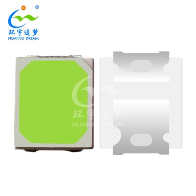 China High Voltage 2835 SMD LED Chip 18V 36V 54V 72V Phosphor Green for Ambient lighting, aquarium lights for sale