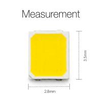 China High Light Efficiency 2835 185LM/W 150mA White 6V SMD LED CHIP  for LED Strips and Backlighting Applications for sale