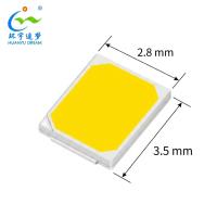 China High Light Efficiency 2835 185LM/W 150mA White 6V SMD LED CHIP  for LED Strips and Backlighting Applications for sale