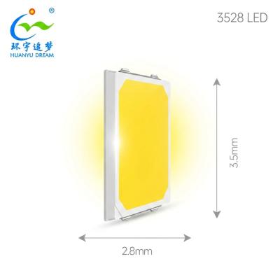 China High Light Efficiency 2835 185LM/W 150mA White 6V SMD LED CHIP For Indoor And Outdoor Lighting for sale