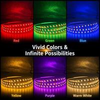 China RGBW LED Strip Light 3838 RGBW  CRI 80 120D lamp source High Density  IP66 Waterproof Dimmable LED  for Ambient Light and Landscape Lighting for sale