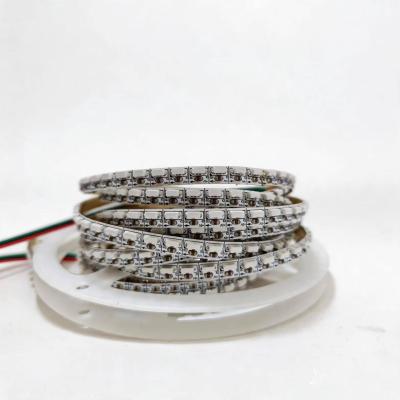 China SMD 4020 RGB Addressable LED Strip 160LEDs/m DC5V WS2812 5mm Slim Ra90 High CRI Flexible Tape Light for sale