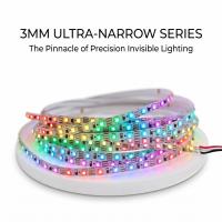 China 0807 RGB LED Strip WS2812 Addressable DC5V 3mm/4mm/5mm Slim Flexible Tape Light for sale