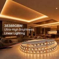 China Addressable LED Strip WS2814 RGBW 24V 108LEDs/m PWM Individually Controllable Flexible LED10mm 4in1 3838 SMD RGBW Colorful LED Strip for Ambient and Accent Lighting for sale