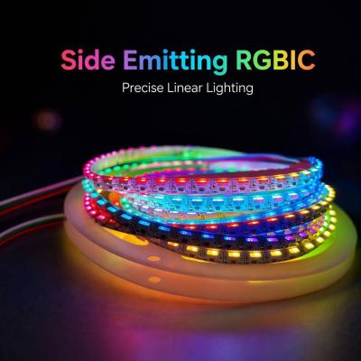 China Side Emitting Addressable LED Strip 4020 SMD WS2812B RGB DC5V 160LEDs/m 5mm Flexible Digital Tape Light for Cove Indirect Lighting for sale