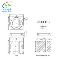 China High Light Efficiency High Voltage 54-60V SMD 7070 White LED CHIP Square cup LED CHIP round cup LED CHIP parallel pad LED CHIP for Outdoor lights and street light for sale