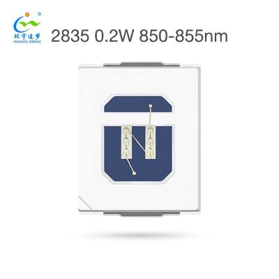 China 850nm IR LED Chip 2835 SMD 0.2W Infrared Light Therapy Pain Relief Security Camera Night Vision Deep Penetration Phototherapy for sale