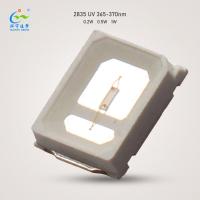 China 405nm 0.5W UV LED Chip SMD 2835 for UV Curing and Fluorescence Detection for sale