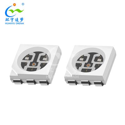 China 0.2W 5050 RGB SMD LED Chip 3-in-1 Full Color 6 Pin PPA PCT Bracket for LED Strip for sale