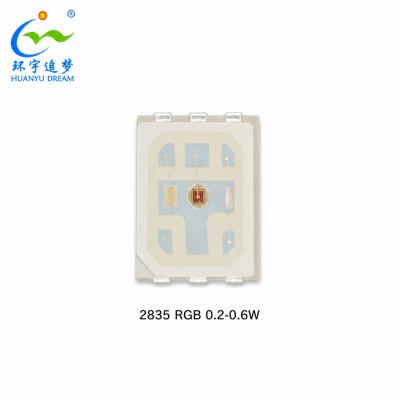 China 2835 RGB 3IN1 SMD LED Chip 0.2W Full Color for LED Strip Decoration Lighting for sale