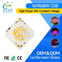 China 1611 RGBW COB LED Array DC 24V Constant Voltage, 14.4W High Power 4-in-1 Color Changing LED Emitter for sale