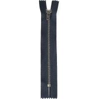 China Black Brass Jean Zipper, Semi Auto Lock Slider Metal Zippers for sale