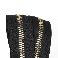 China #5  Original Open-End Metal Zipper In Black  Auto-Lock for sale