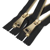 China #5  Original Open-End Metal Zipper In Black  Auto-Lock for sale