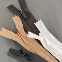 China Colorful Reversible Invisible Zipper 3# Hidden Zippers Close-End  For Dresses for sale