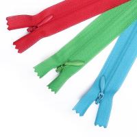 China Nylon Lace Invisible Zipper Colorful Spot Throw Pillow Cushion Plastic Zippers for sale