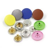 China Decorative Accessories  Round Press Zinc Alloy Custom Metal Snap Buttons For Clothes for sale