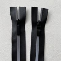 China TPU/PU Water-Resistant Zipper ,Waterproof Zippers with Reflective Stripe on 2 Side for outdoor, jacket ,garment for sale