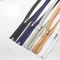 China Nylon Garment Zipper Clothing Textile Accessories 5# High Quality Cheap Nylon Zipper Long Chain For Sale for sale