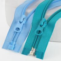 China Factory Hot Wholesales 3# 5# 7# 8# 10# Nylon Long Chain Zipper Same Color Teeth Zip Colorful Nylon Zipper For Bag Clothing Shoes for sale