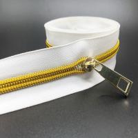 China 5# Nylon Zipper Gold Colorful Electroplating Teeth Gold And Silver Onion Zipper nylon zippers for sale for sale