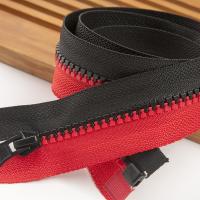 China Custom Size Logo 5# Resin Zipper Plastic Molded Zipper Derlin Zipper for sale