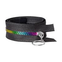 China Custom Size Logo 5# Resin Zipper Plastic Molded Zipper Derlin Zipper for sale