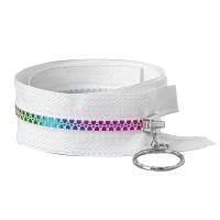 China Custom Size Logo 5# Resin Zipper Plastic Molded Zipper Derlin Zipper for sale