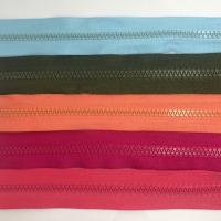 China Plastic Zipper Custom 3# 5# Open End Double Open End Close End Long Chain Wholesale Factory Plastic Zippers for sale