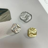 China 9MM Designer Silver Gold Sewing Coat Pearl Luxury Winter Rhinestone Metal Buttons For Clothing for sale