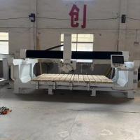 China 4+1 Axis Stone Bridge Cutting Machine Motor Engine Gearbox Granite/Marble Customizable Cutting Length 3200mm ZEUS CNC 220V/380V for sale