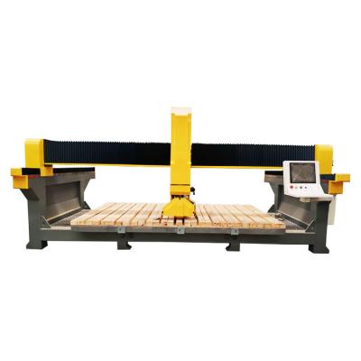 China ZEUS 4 Axis 15kw Bridge Cutting Machine for Granite Drilling High-Accuracy CNC 4+1 Axis 380V/220V for sale
