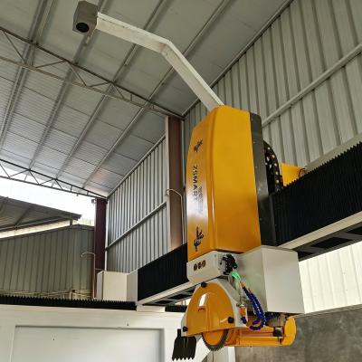 China ZEUS 4+2 4 Axis Bridge Cutting Machine  Marble Granite HD Camera CNC Stone Cutter Saw Gear Pump Engine Customizable 220V/380V for sale