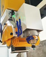 China ZEUS 4+3 Stone Cutting Machine for Granite Marble Bridge Use with PLC & Motor Core Components 380V 15kW 100mm Max Thickness for sale