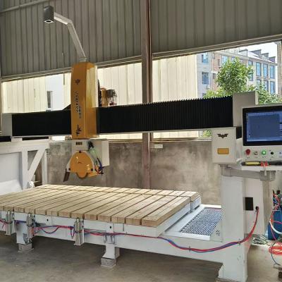 China ZEUS 4+3 Stone Cutting Machine for Granite Marble Core Components Motor PLC 380V 15kW Max Cutting Length 3200x2000mm Easy for sale