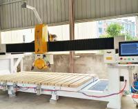 China ZEUS 4+2 Axis Bridge Cutting CNC Machine HD Camera Stone Suction Cup for Granite with Core Motor Component 15 kW 3200mm for sale