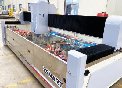 China DOUBLE HEAD CNC CENTER STONE CNC GRINDING MACHINE 220v/380v 15KW+7.5KW WORKTABLE 3000*1500MM SPINDLE+GRIND SAVE MONEY  FREE  AFTER SALES TRAINING CUSTOM LOGO WEIGHT 2500KG WARRANTY ONE YEAR for sale