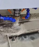 China High Safety Level Easy-to-Operate Stone Cutting Machine with One Year Warranty Customizable Yellow & Blue Color for sale