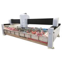 China Customizable 3000mm Max Cutting Length 30mm Sawing Thickness Double Head CNC Grinding Machine 220v/380v Stone Machining Center for sale