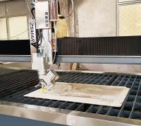 China ZEUS Five Axis Waterjet/Stone CNC Engraving & Cutting Machine 380V/220V 3800mm Max Length PLC & Motor Core Components for sale